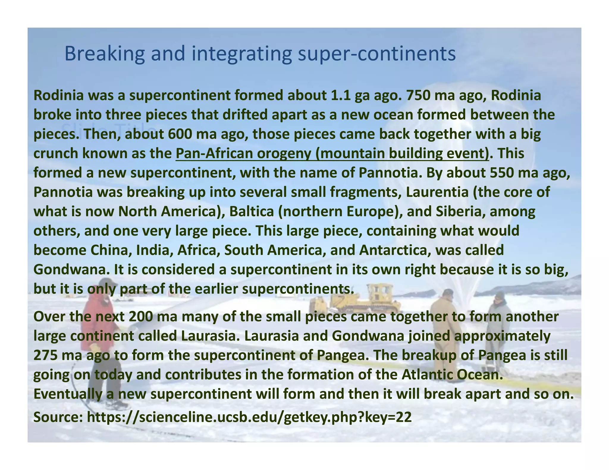 Neoproterozoic glacial epochs – Snowball Earth, or limited glaciation ...