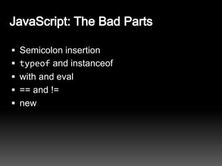 The JavaScript Programming Language | PPTX