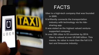 Uber - connecting people in the rising shared economy | PPT