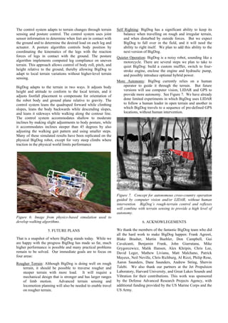 A Paper that Summarizes the BigDog Program | PDF