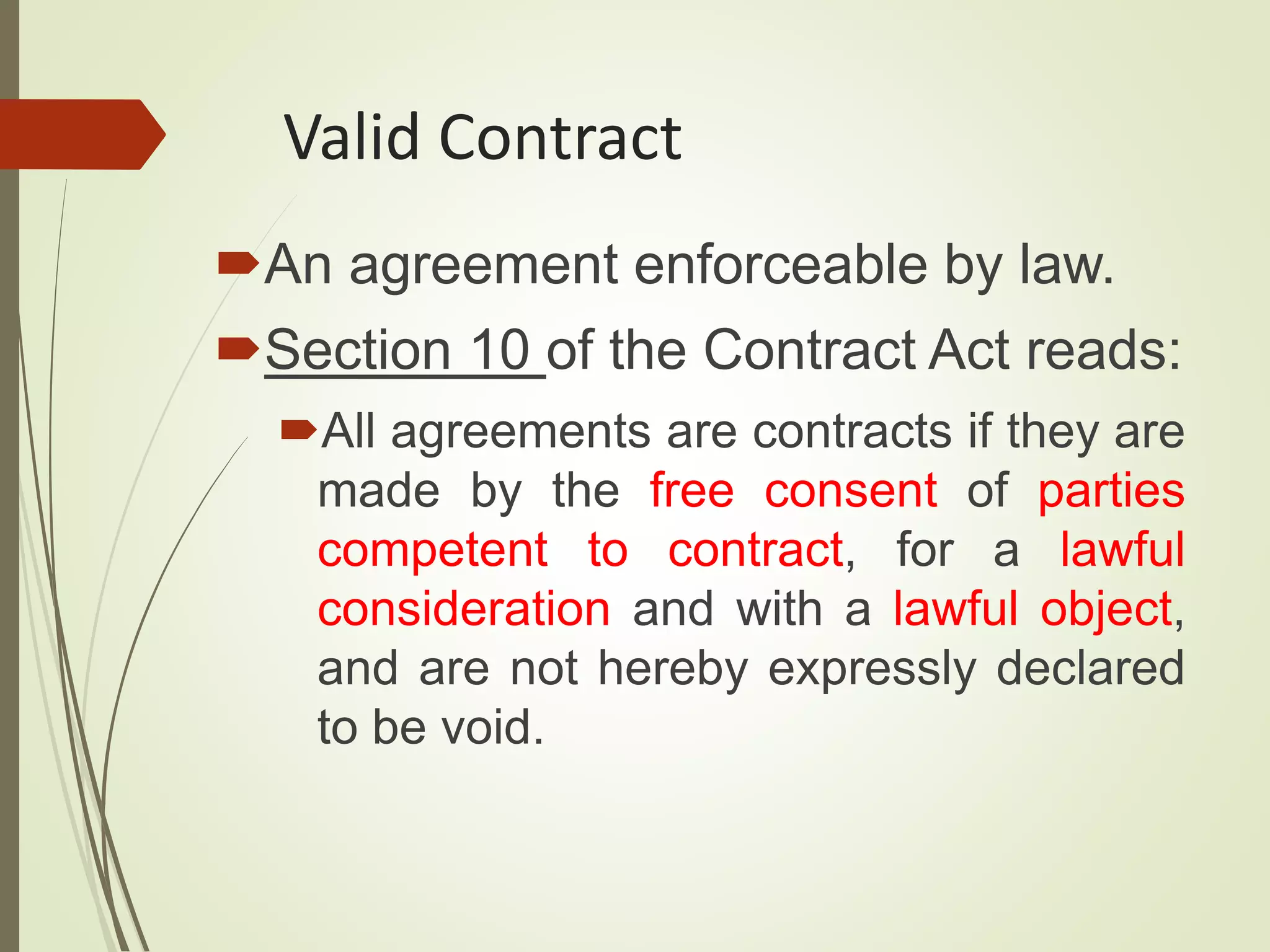 Classification of Contract | PPTX