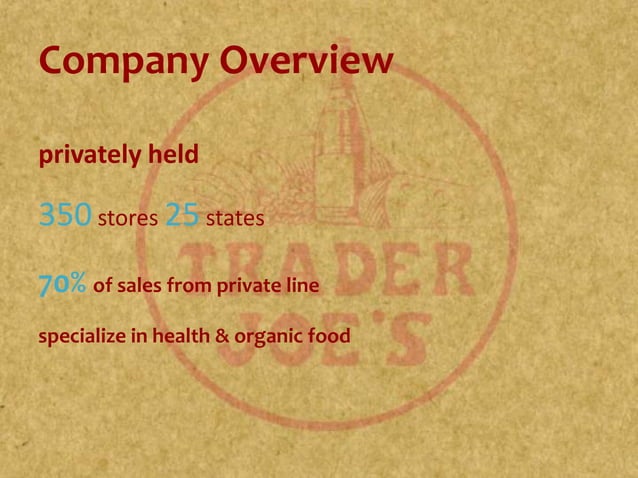 Trader Joe's Marketing Strategy | PPTX | Business | Business and Finance
