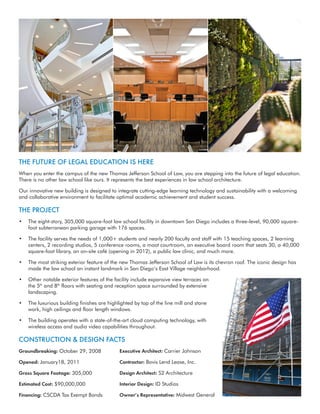 TJSL New Campus in San Diego | PDF
