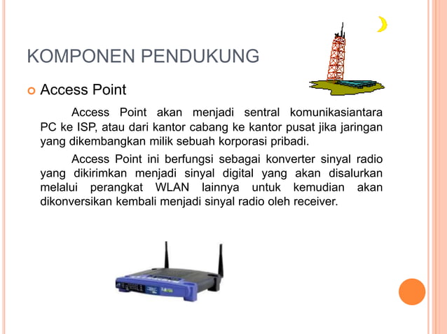 JARINGAN WIRELESS INFRASTRUCTURE MODE BSS | PPTX
