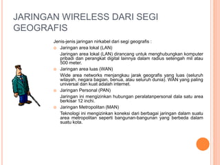 JARINGAN WIRELESS INFRASTRUCTURE MODE BSS | PPTX