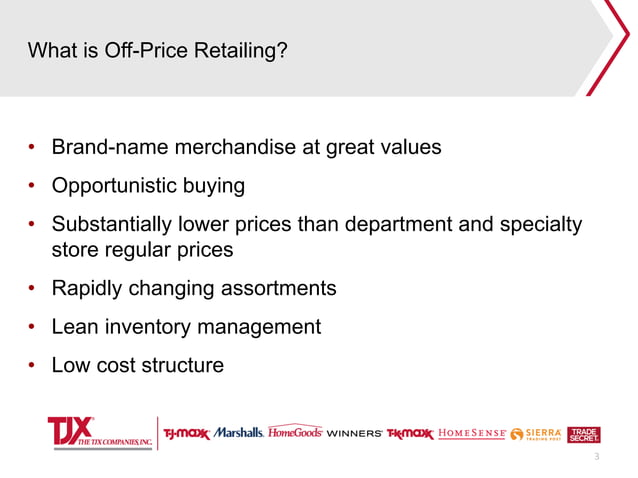 The TJX Companies Inc. - 2016 Background Information | PPT