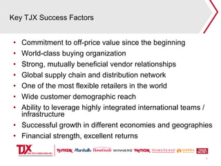 The TJX Companies Inc. - 2016 Background Information | PDF | Retail ...