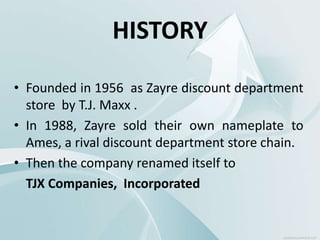 Tjx Conpanies Incorporated .ppt