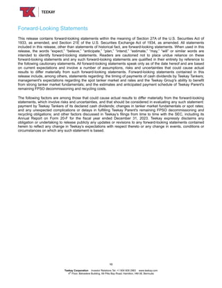 Teekay Corporation Q1-24 Earnings Results | PDF