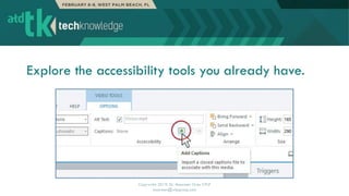 No Learner Left Behind: Designing Accessible Learning Programs | PDF