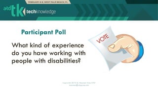 No Learner Left Behind: Designing Accessible Learning Programs | PDF