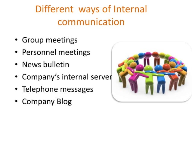 internal and external communication | PPTX | Email | Internet