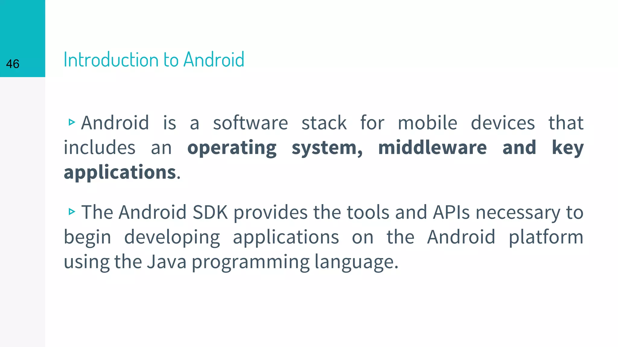 Tk2323 lecture 1 introduction to mobile application | PPTX