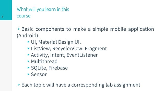 Tk2323 lecture 1 introduction to mobile application | PPTX