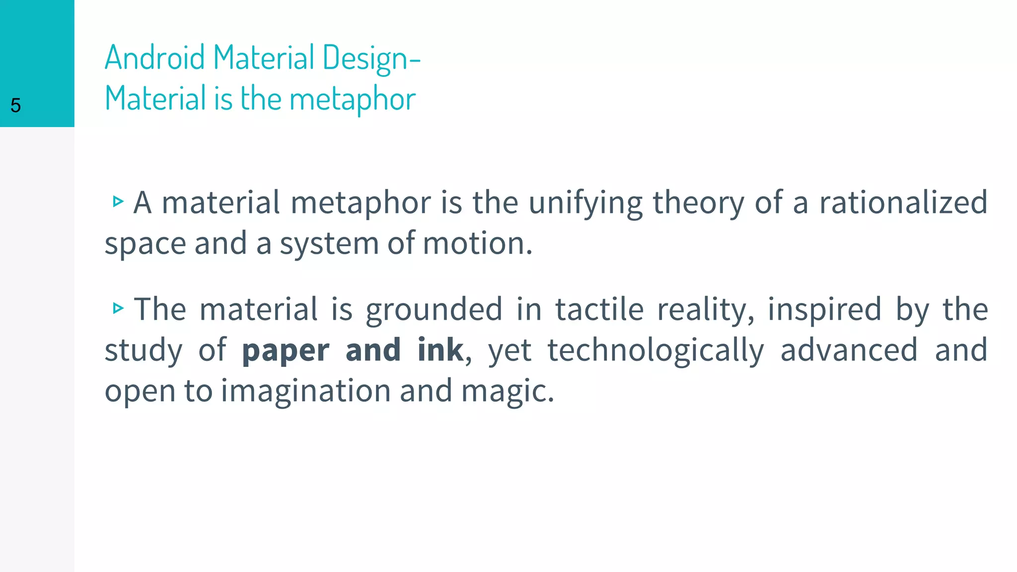 Tk2323 lecture 5 material design & recycler view | PPT