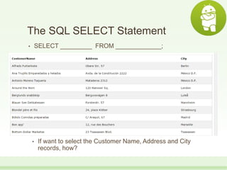 Tk2323 lecture 7 sql | PPT
