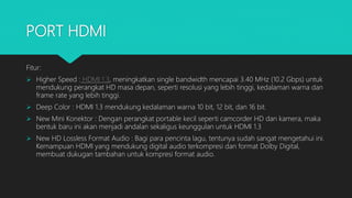 PORT HDMI | PPTX