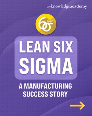How Lean Six Sigma Transformed Manufacturing - A Real Success Story! | PDF