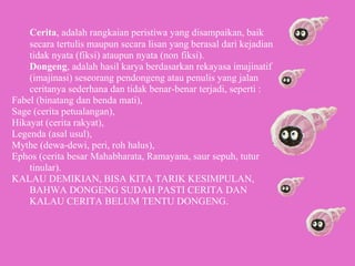 tekhnik mendongeng untuk pemula | PPT