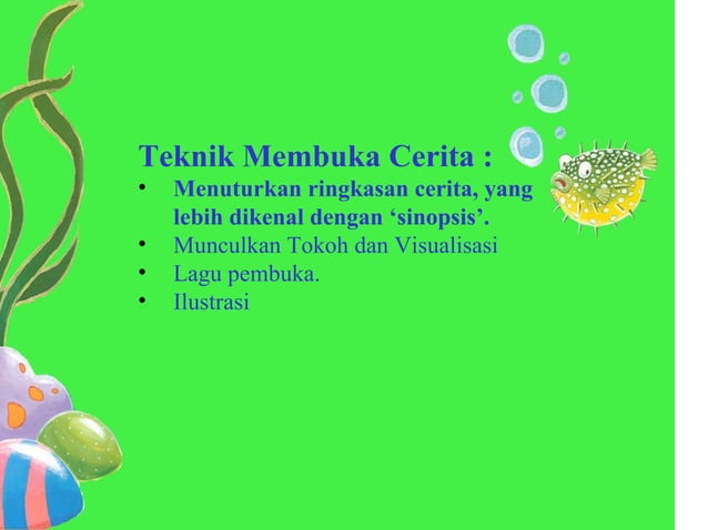 tekhnik mendongeng untuk pemula | PPT