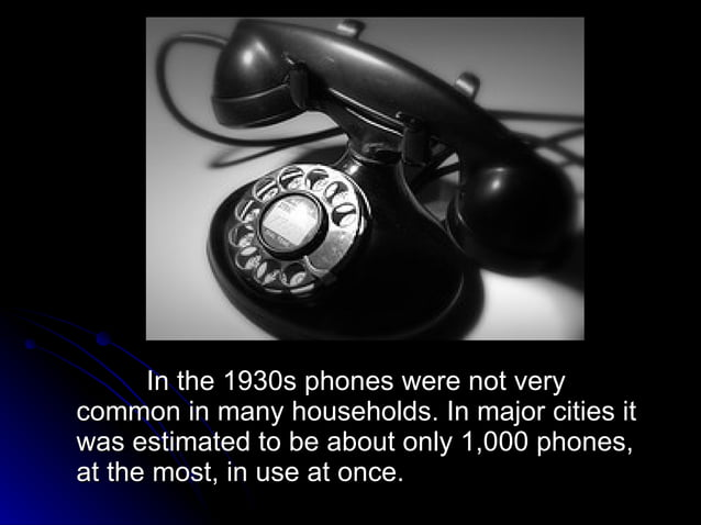 Advancements in Technology since the 1930s | PPT