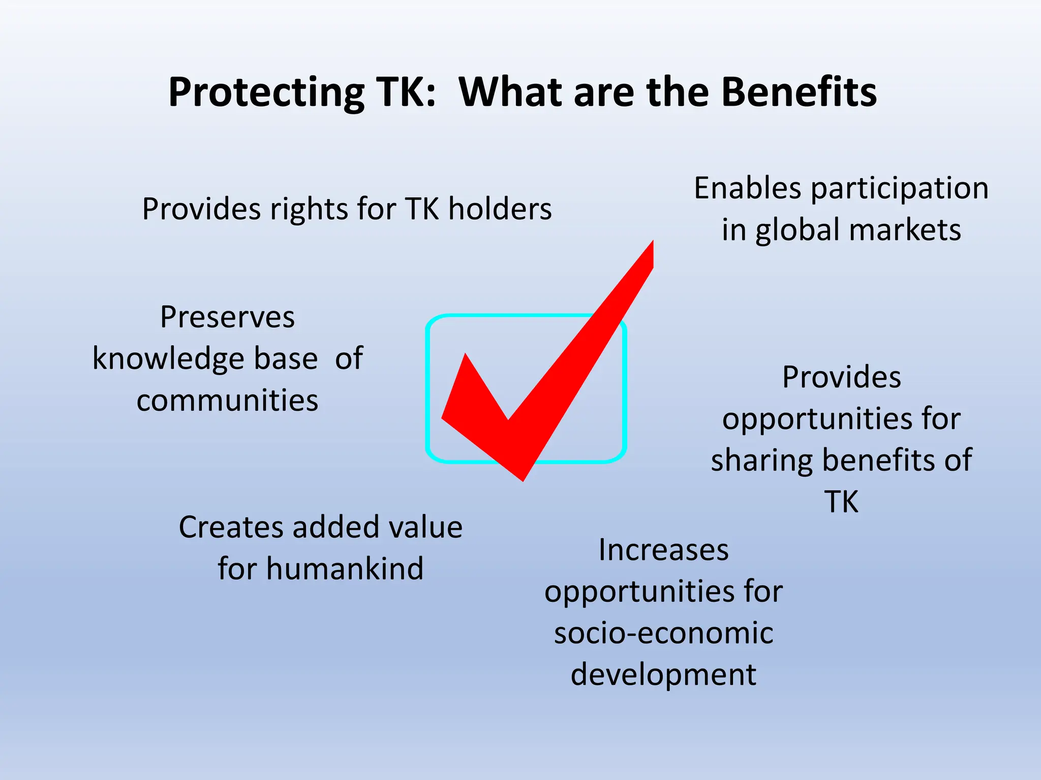 Traditional Knowledge (TK) and its Intellectual Property (IP) | PPT