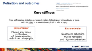 TKA in stiff knee - how to manage the right patient | PDF