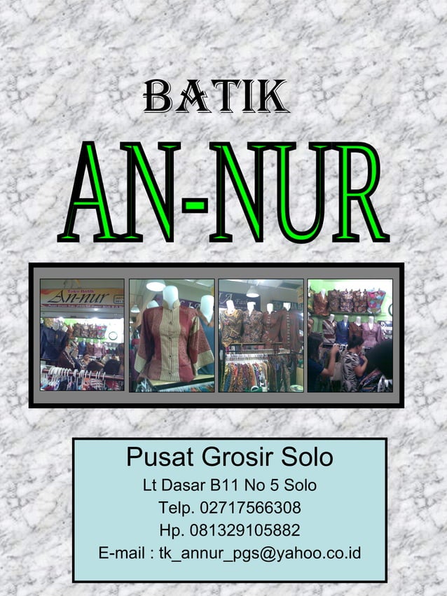 AN-NUR BATIK | PPT