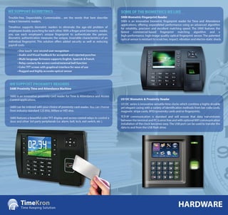 TimeKron - Time Keeping Software Brochure | PDF