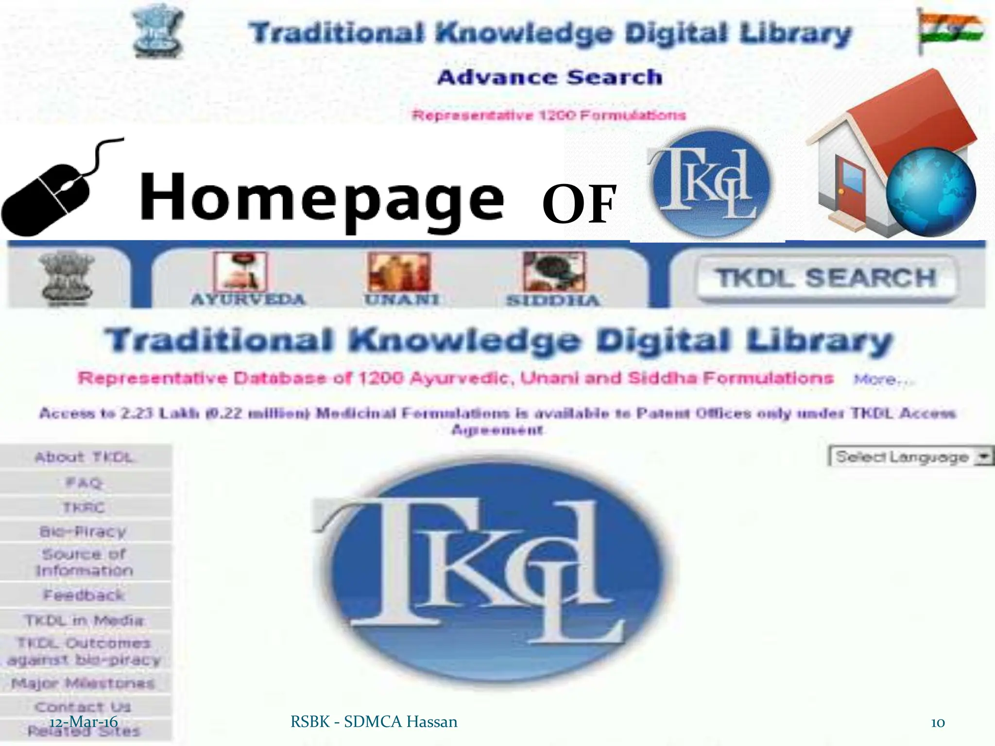 Traditional Knowledge Digital Library-TKDL | PDF