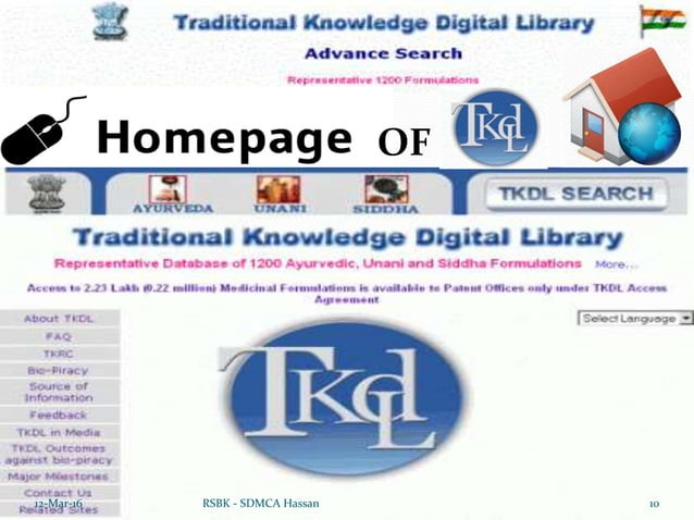 Traditional Knowledge Digital Library-TKDL | PDF | Databases | Computer ...