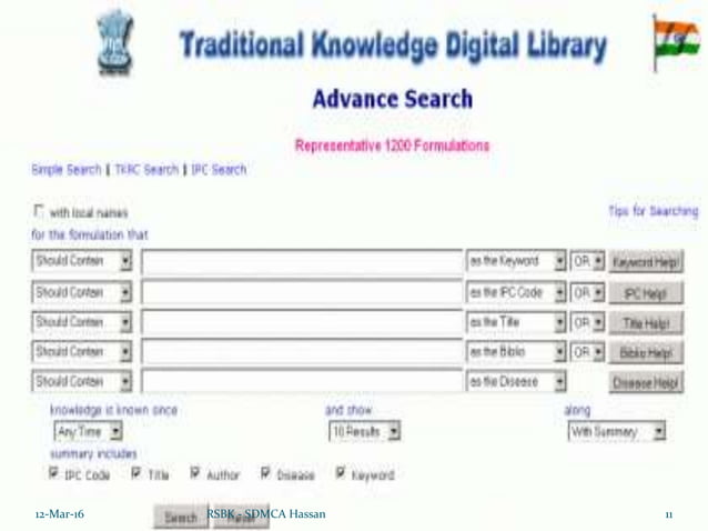 Traditional Knowledge Digital Library-TKDL | PDF | Databases | Computer ...