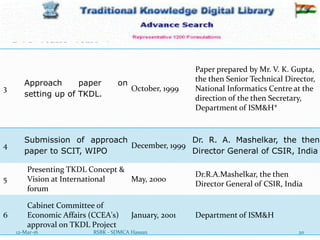 Traditional Knowledge Digital Library-TKDL | PDF | Databases | Computer ...