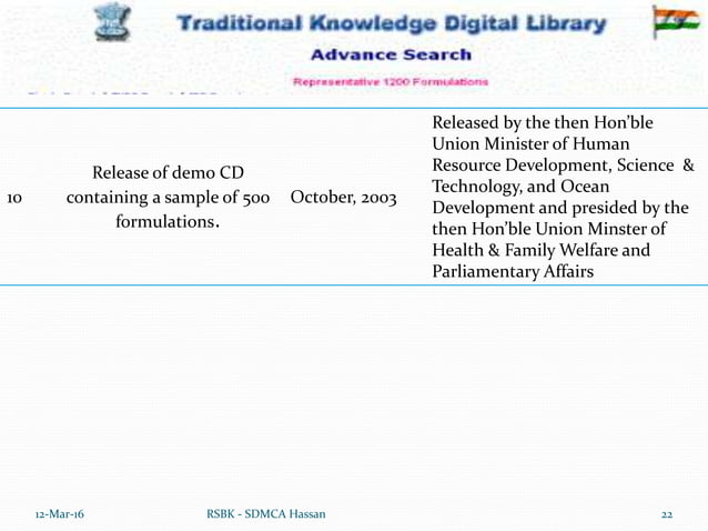 Traditional Knowledge Digital Library-TKDL | PDF | Databases | Computer ...
