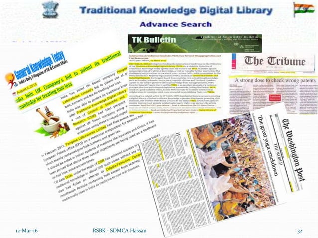 Traditional Knowledge Digital Library-TKDL | PDF | Databases | Computer ...