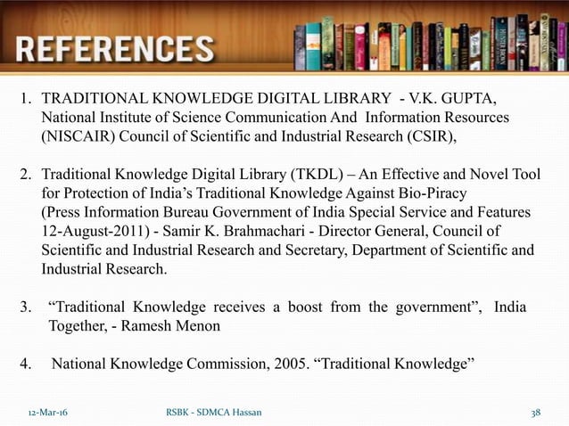 Traditional Knowledge Digital Library-TKDL | PDF | Databases | Computer ...
