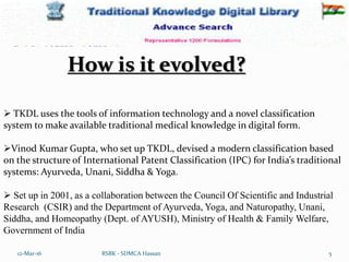 Traditional Knowledge Digital Library-TKDL | PDF | Databases | Computer ...