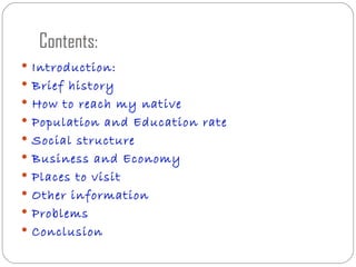 Tarikere: my native place | PPT