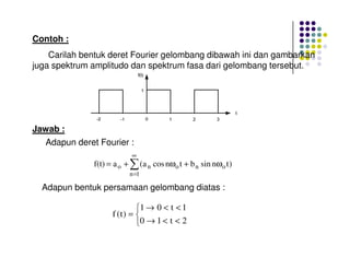 Tke 221 slide_bab_9_-_deret_fourier | PDF