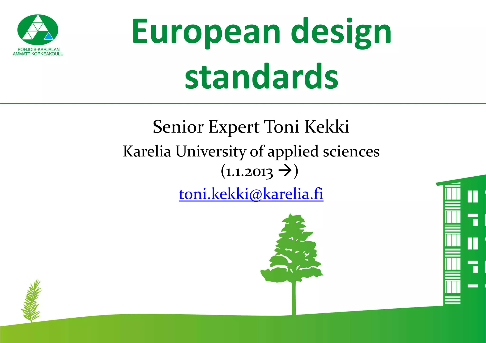 European design standards | PDF