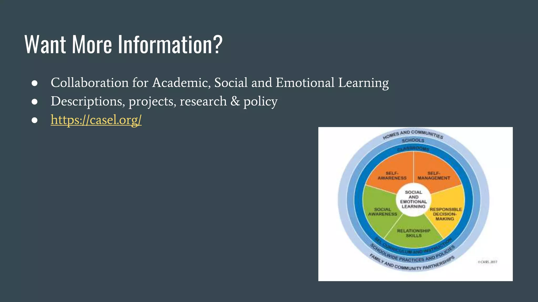Social Emotional Learning in the Classroom | PPTX