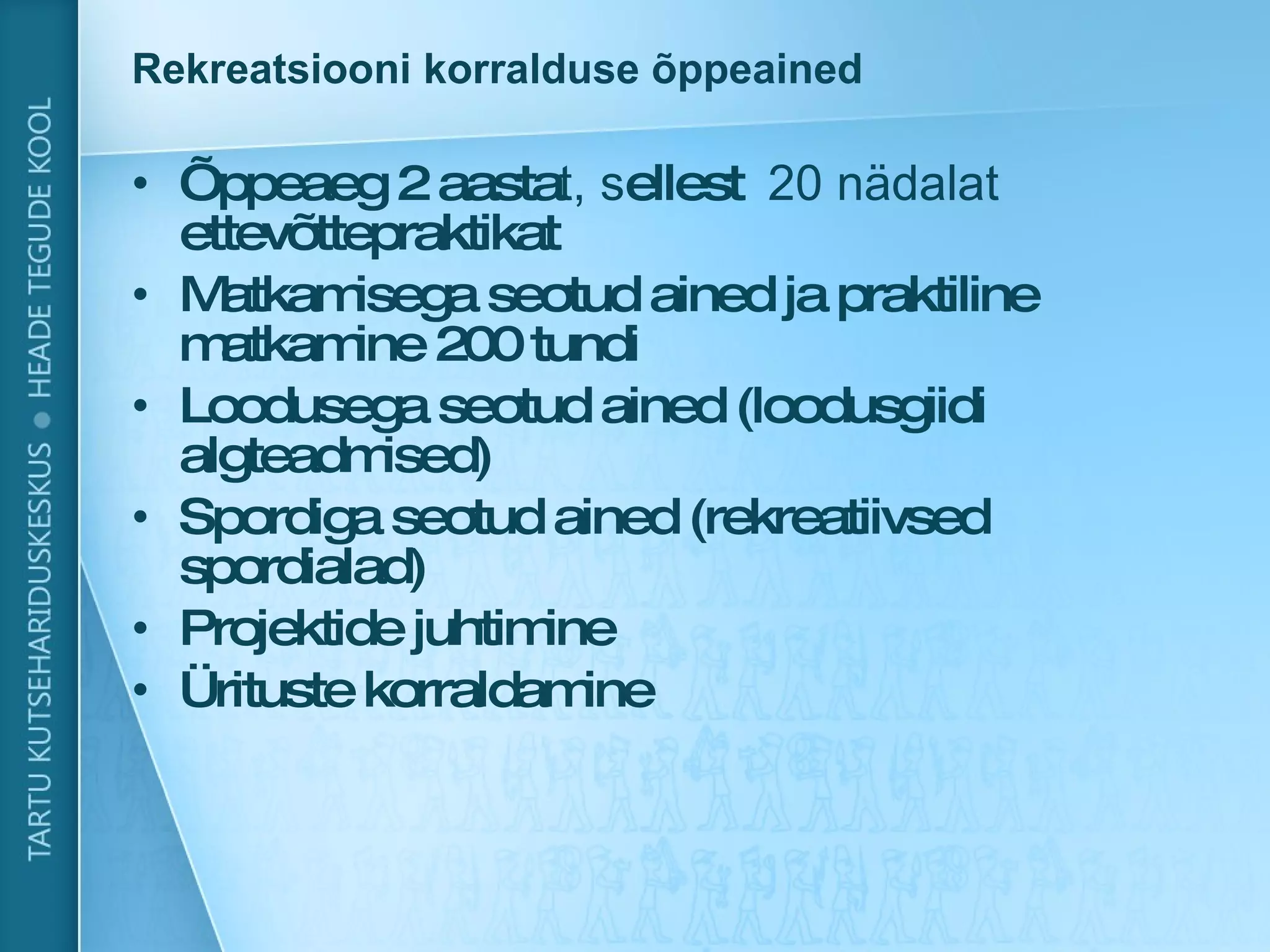 TKHK - Matkajuhtide Taimelava? | PPT