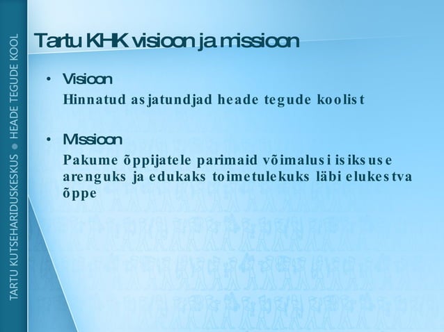 TKHK - Matkajuhtide Taimelava? | PPT