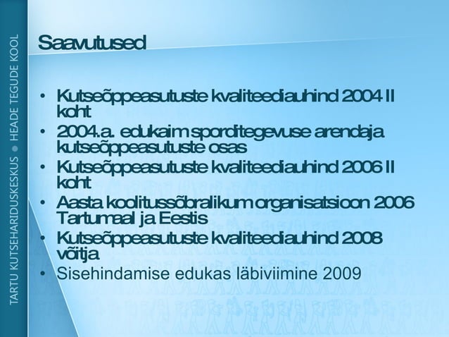 TKHK - Matkajuhtide Taimelava? | PPT