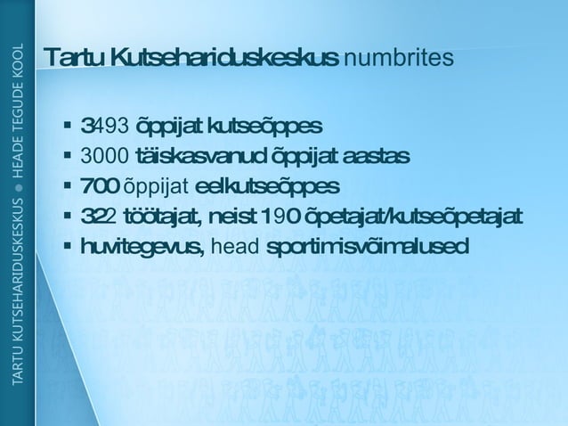 TKHK - Matkajuhtide Taimelava? | PPT