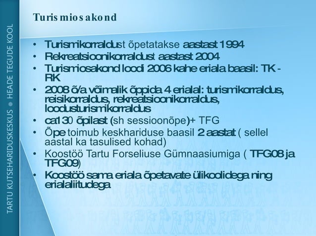 TKHK - Matkajuhtide Taimelava? | PPT