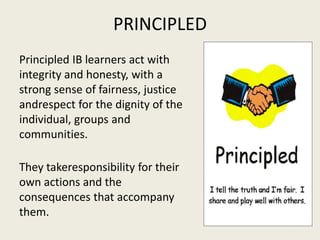 Tk ib principled | PPTX