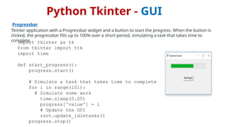 tkinterpptxguipythonImport it is named ‘tkinter | PPTX