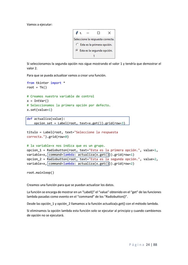 Tkinter Para Python Curso De Interfaces Gráficas Pdf