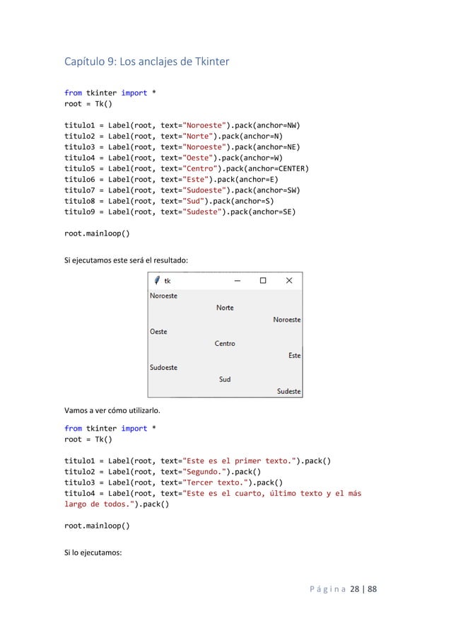 Tkinter Para Python Curso De Interfaces Gráficas Pdf